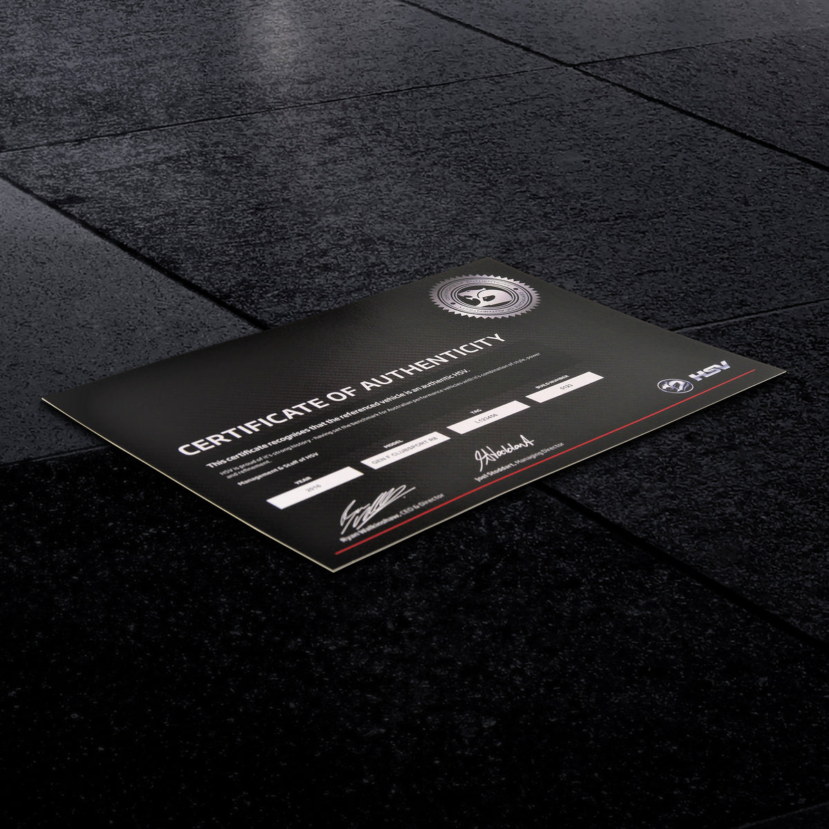 Collectors Series Authenticity Pack – HSV Heritage