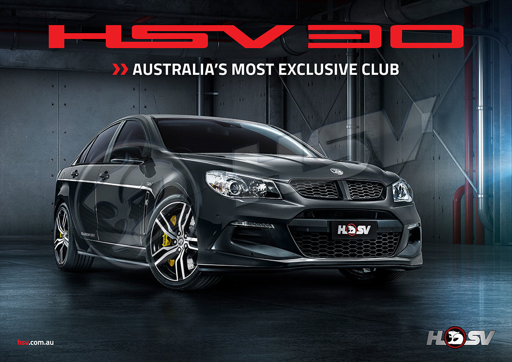 HSV 30 Years GEN-F2 A2 Posters – HSV Heritage